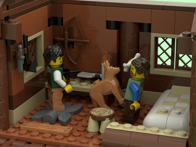 [Hunters' log cabin] [BrickLink]