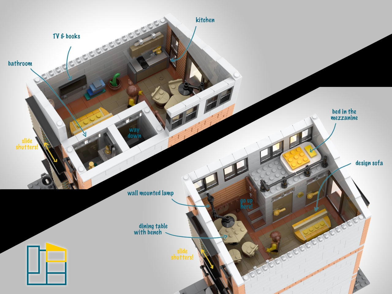 [Modern Townhouses] [BrickLink]