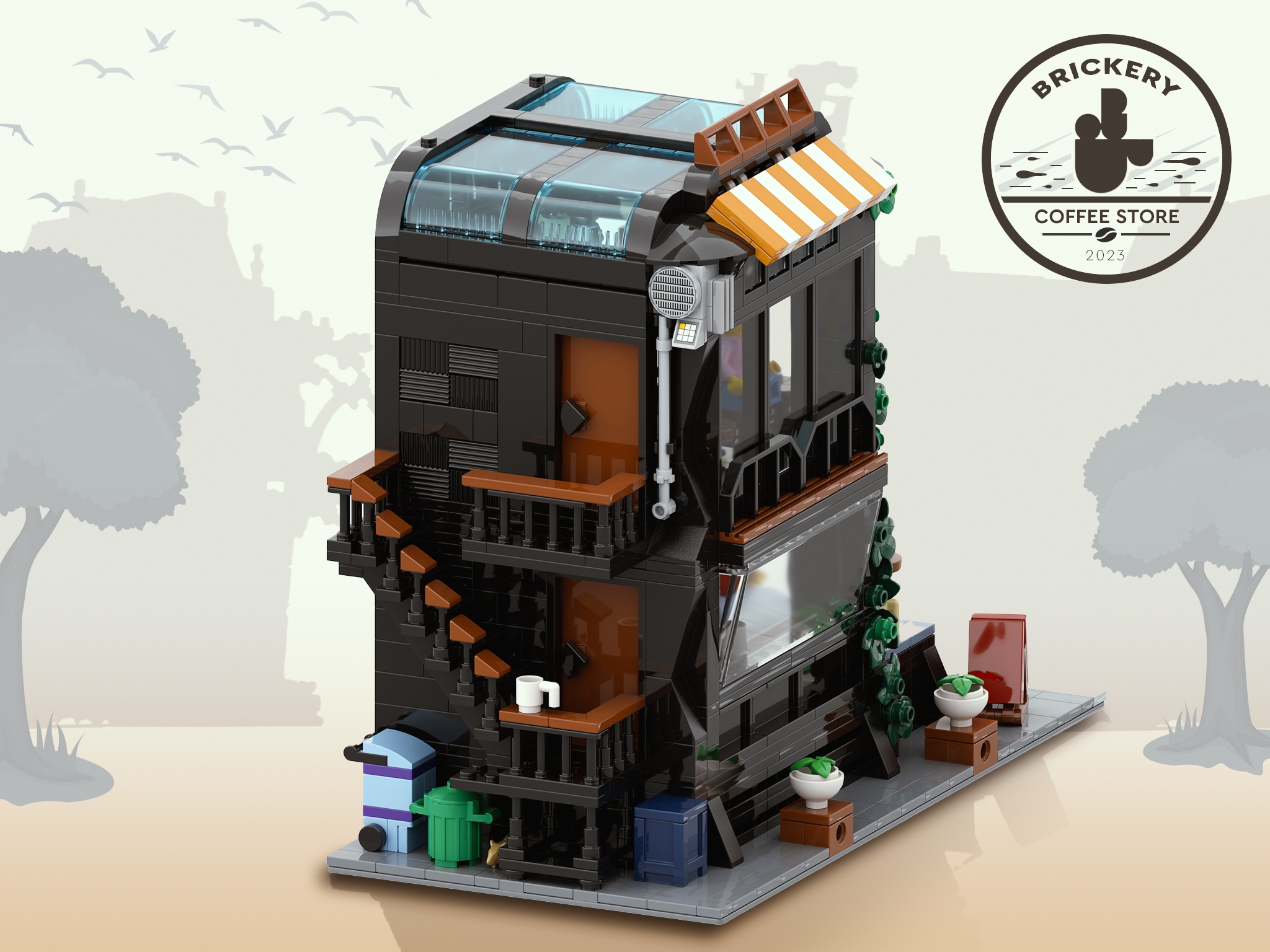 [Modern Coffee Store] [BrickLink]