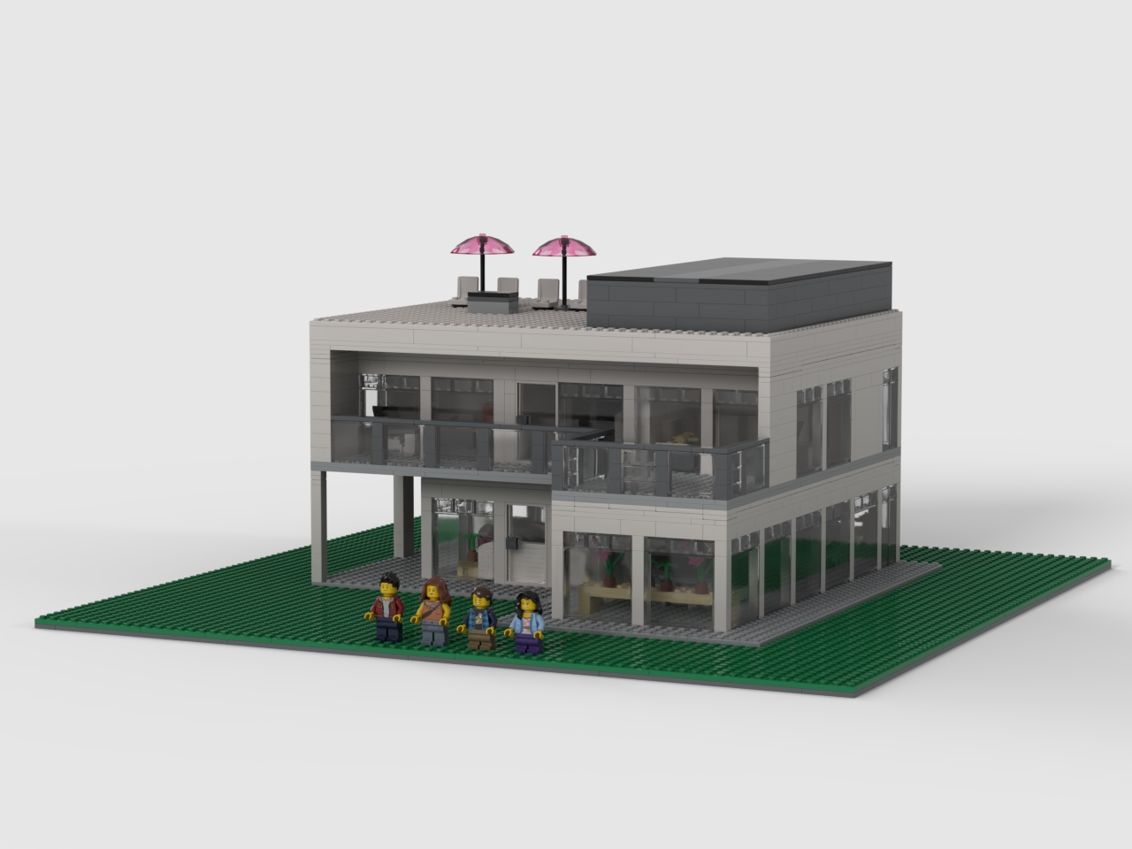 [21st Century Modern house] [BrickLink]
