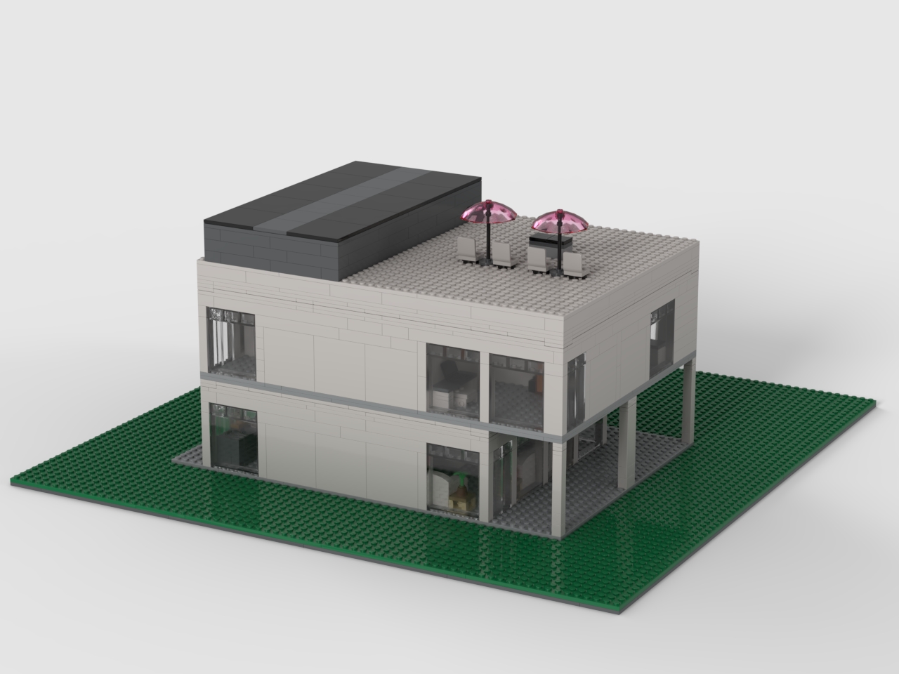 [21st Century Modern house] [BrickLink]