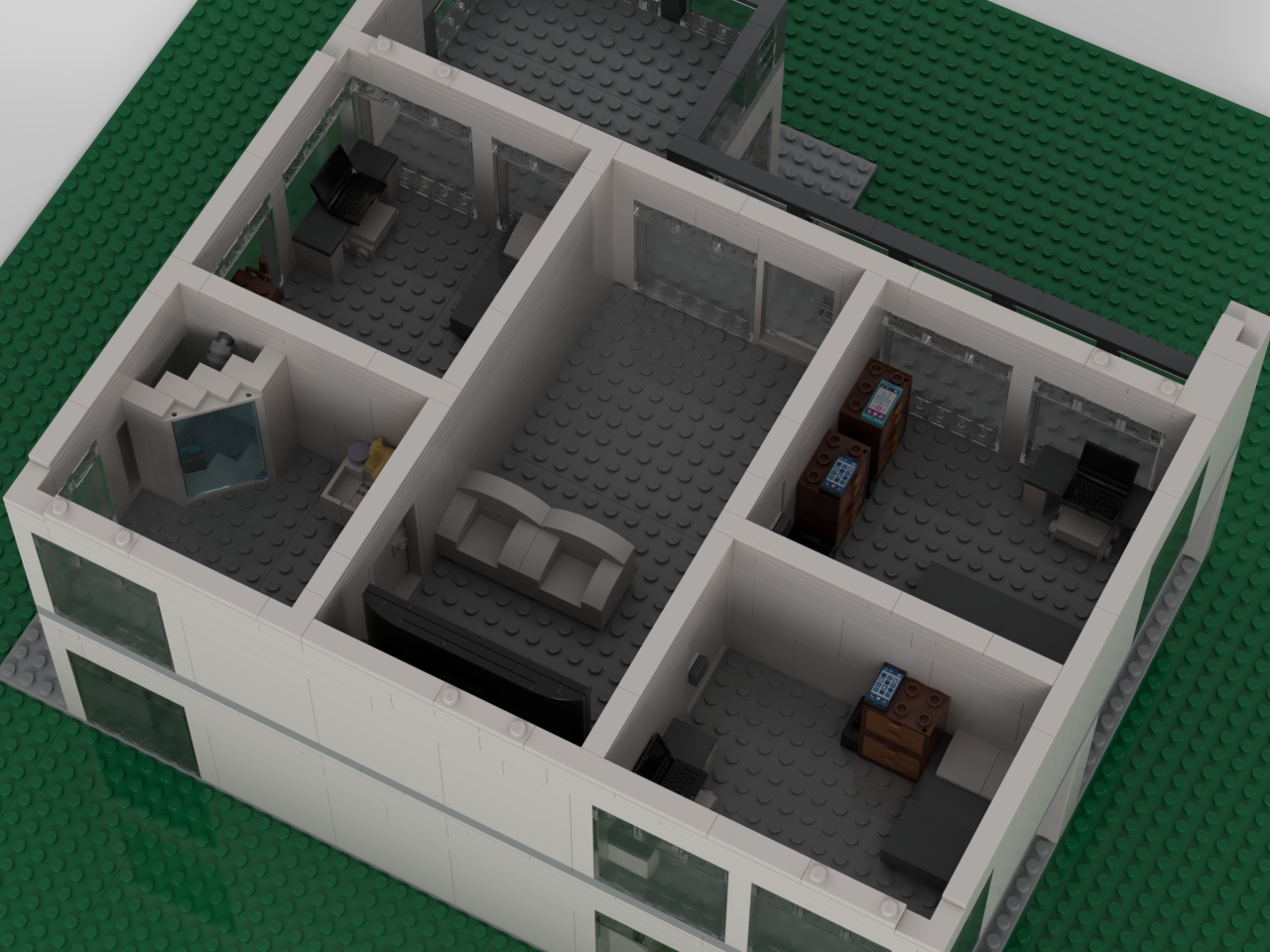 [21st Century Modern house] [BrickLink]