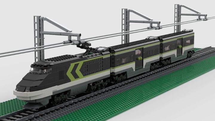 Express Train Major Redesign from BrickLink Studio [BrickLink]