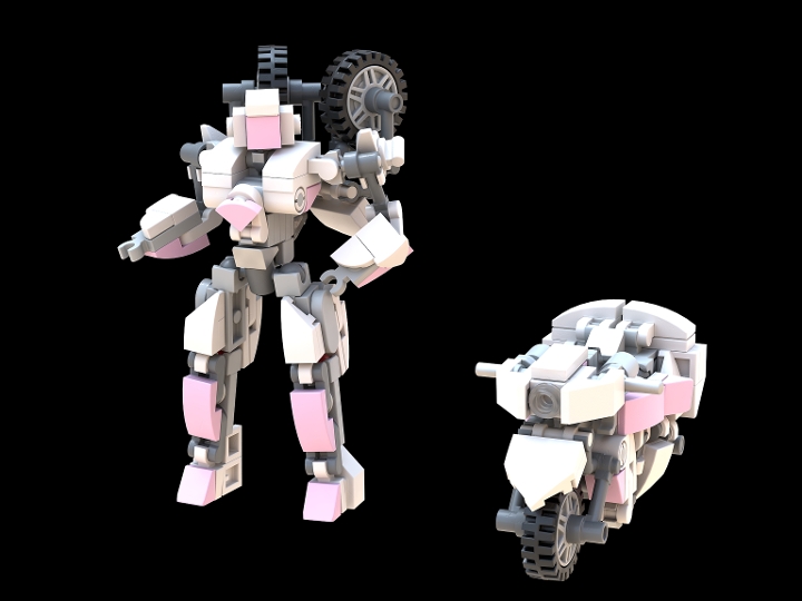 LEGO X Linda - Transformers Arcee (transformable) from BrickLink Studio ...