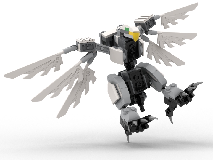 Mechimal Bird V2 from BrickLink Studio [BrickLink]
