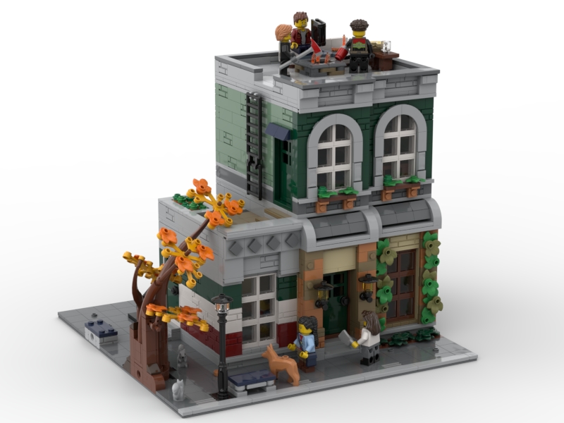 [Modular Pizzeria and Apartment] [BrickLink]