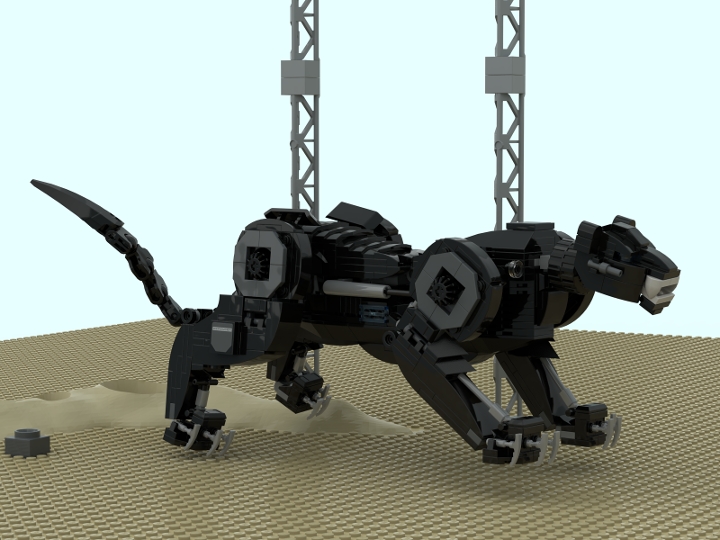 Robot Panther from BrickLink Studio [BrickLink]