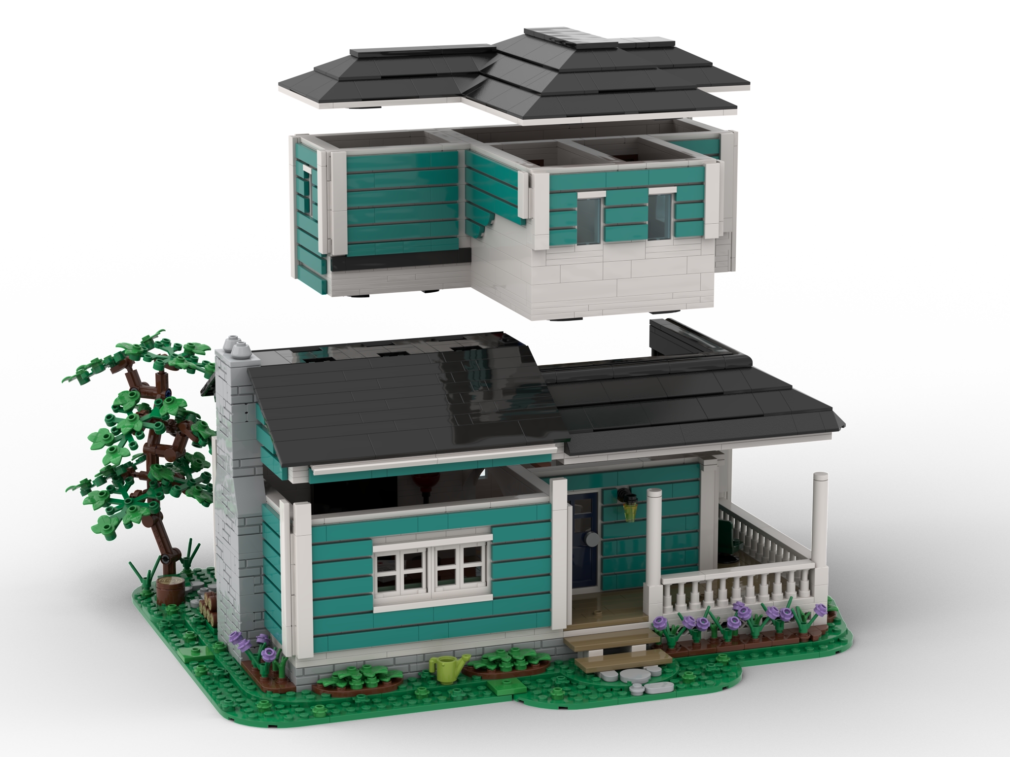 Lego Farm House LEGO Ideas A Nice Day At The Farm Achieves 10,000