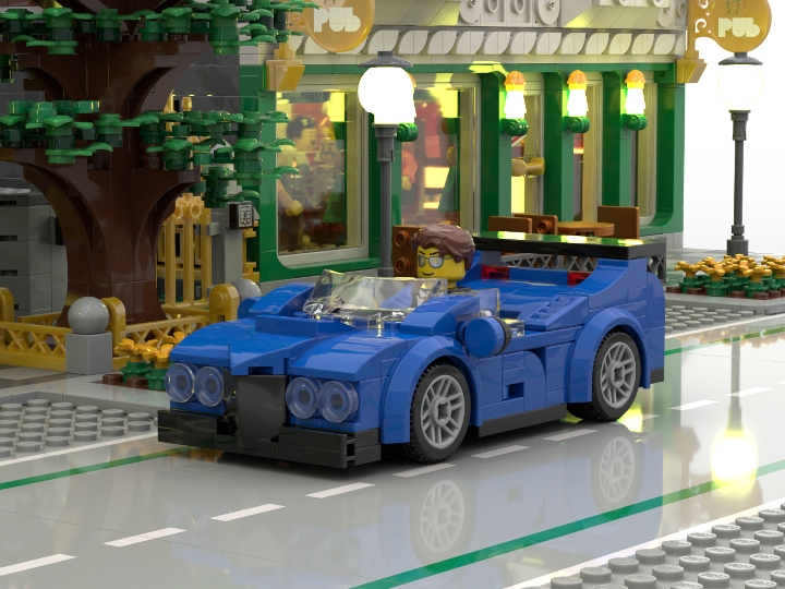 Sports Car 3.1 from BrickLink Studio [BrickLink]