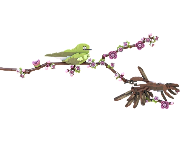 [Blossom Birds Wall Art] [BrickLink]