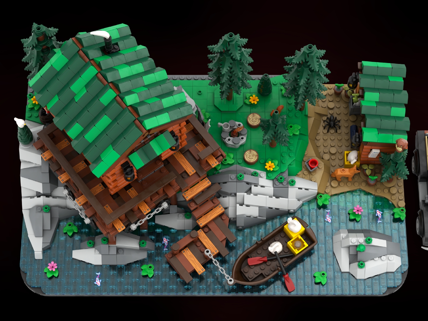 [Lake Cabin] [BrickLink]