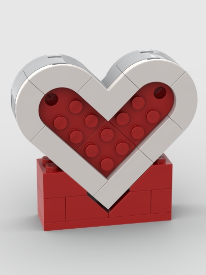 Pick a Brick: Valentines Heart from BrickLink Studio [BrickLink]