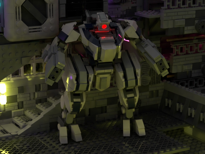 New osaka police patrol mech from BrickLink Studio [BrickLink]
