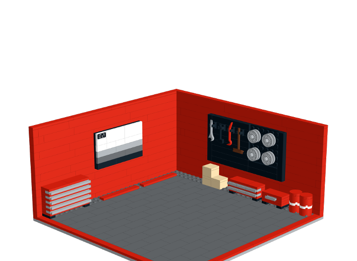 Car Garage from BrickLink Studio [BrickLink]