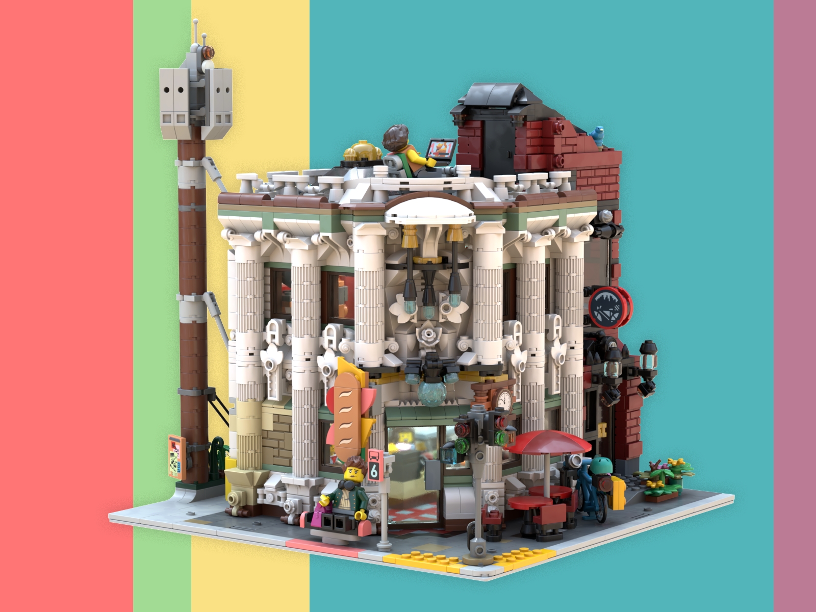 [Modular Repurposed Beaux-Arts Complex] [BrickLink]