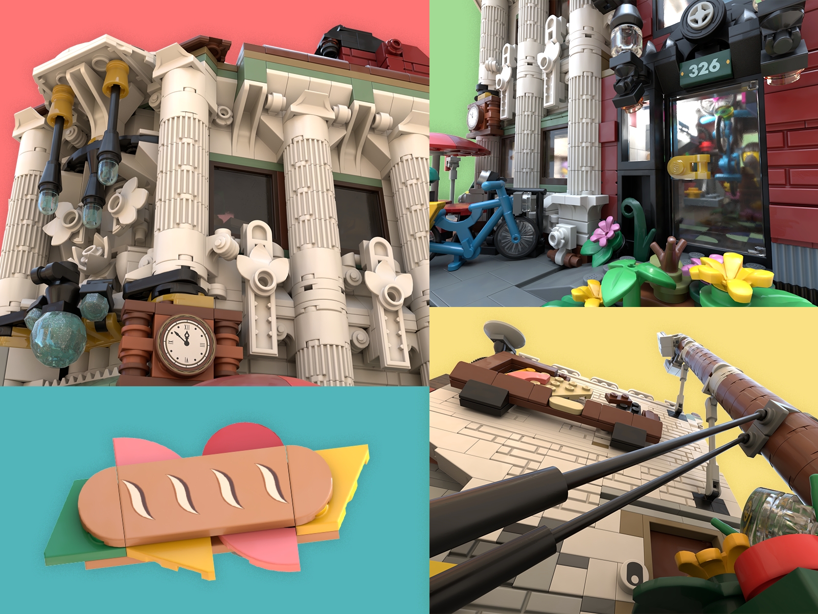 [Modular Repurposed Beaux-Arts Complex] [BrickLink]