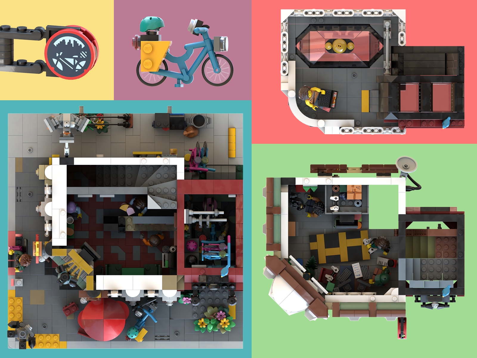 [Modular Repurposed Beaux-Arts Complex] [BrickLink]