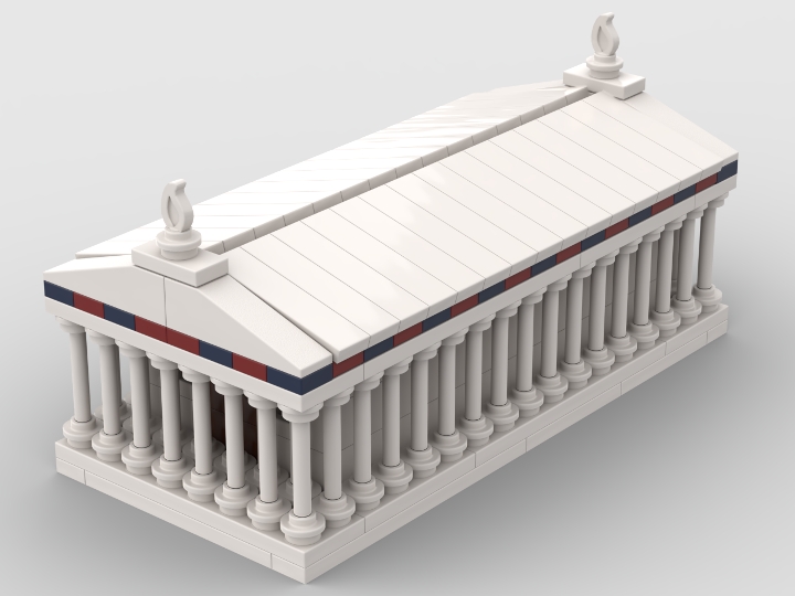 The Parthenon from BrickLink Studio [BrickLink]