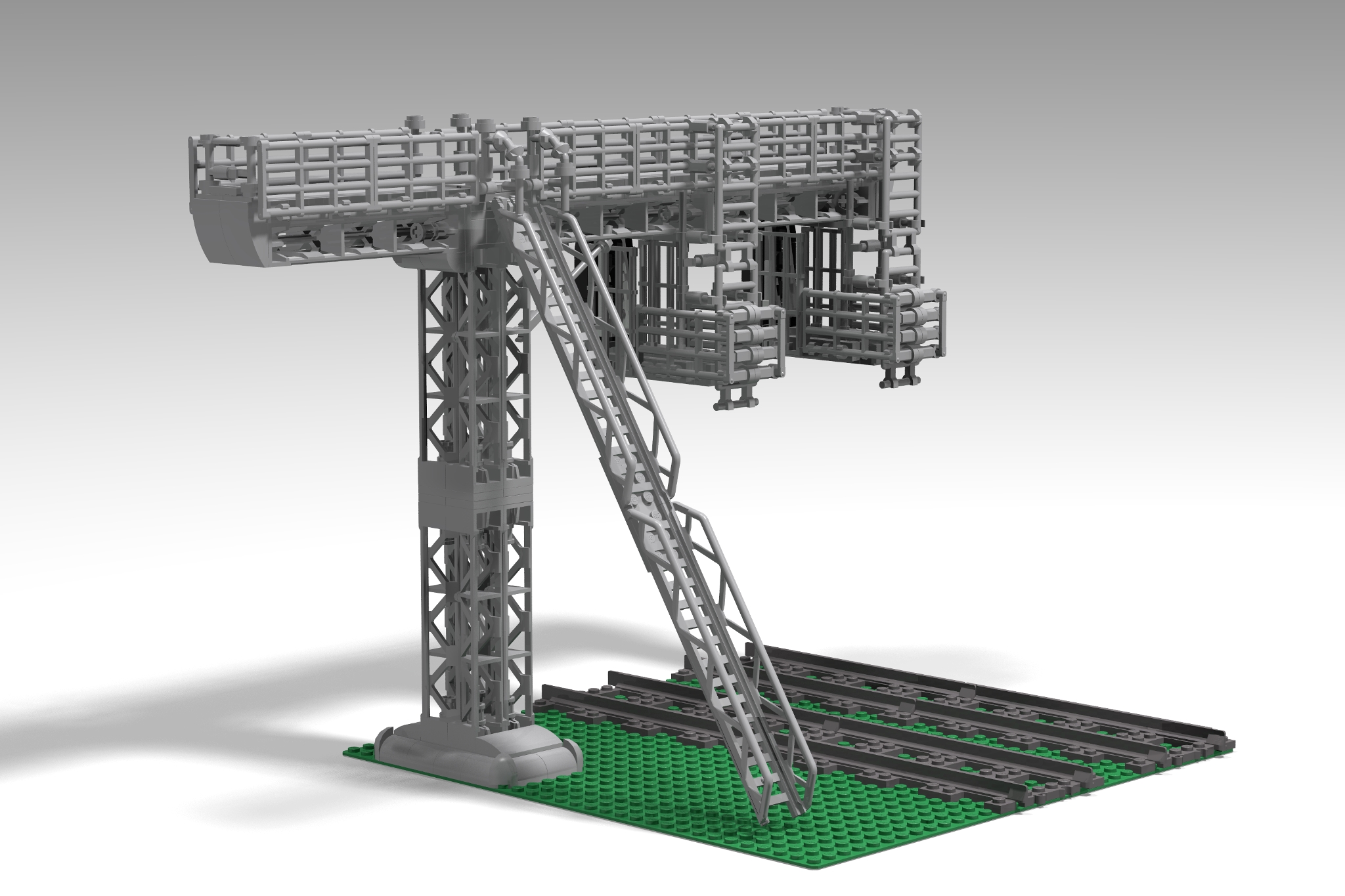 [Railway Signaling Gantry] [BrickLink]