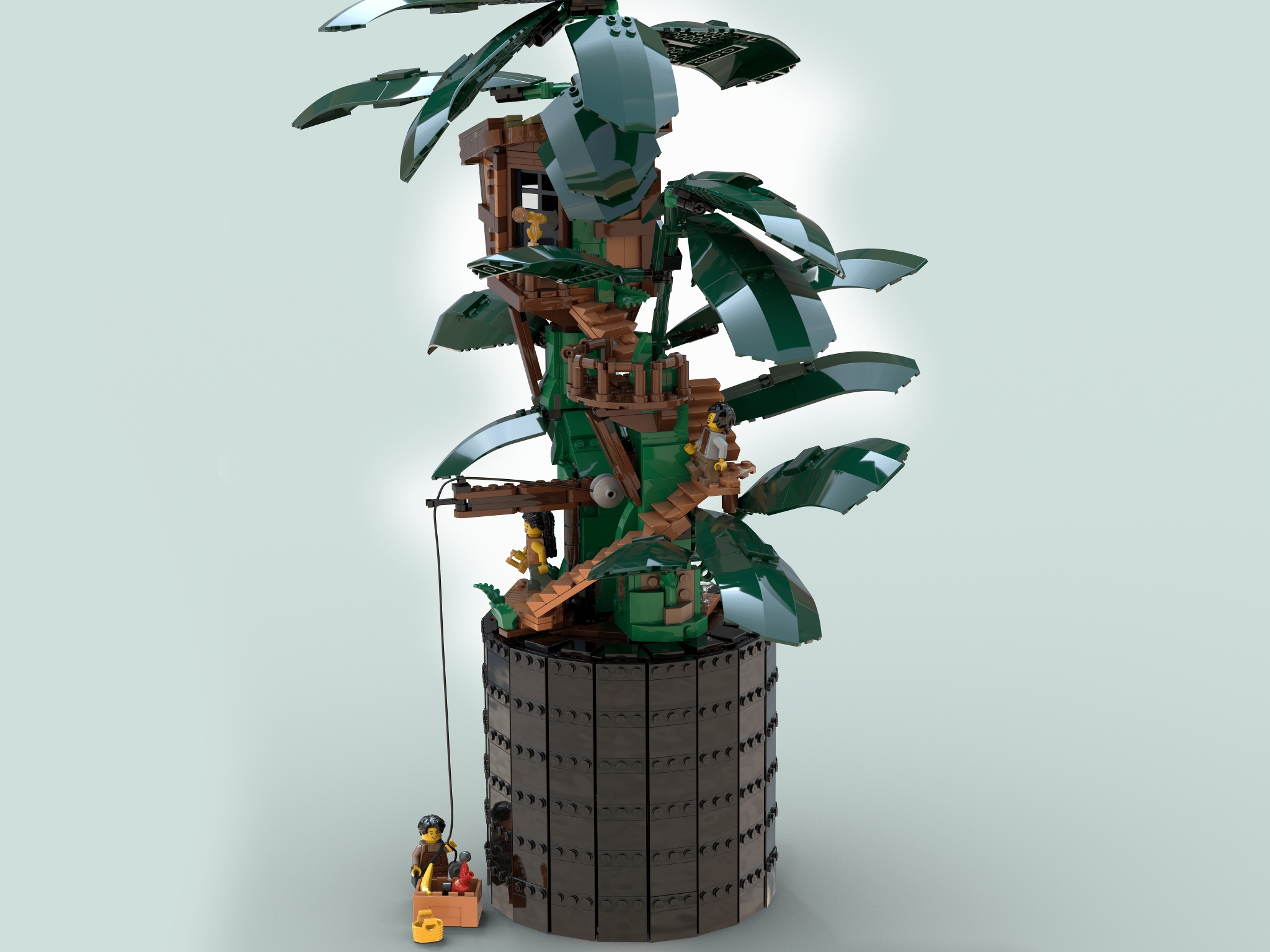 [Inhabited Pot Plant] [BrickLink]