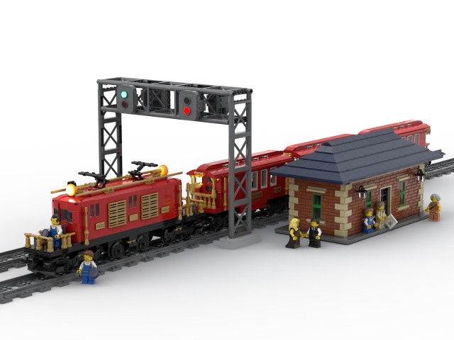 [Vintage Express - Deluxe Train Set] [BrickLink]