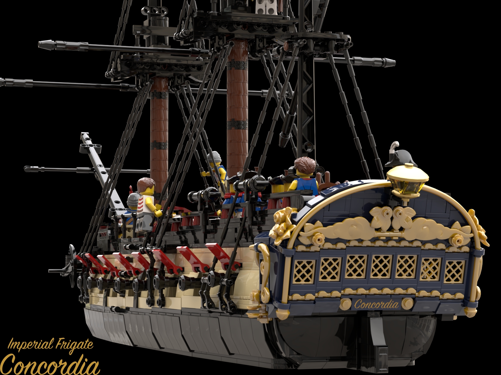 [Imperial Frigate Concordia] [BrickLink]