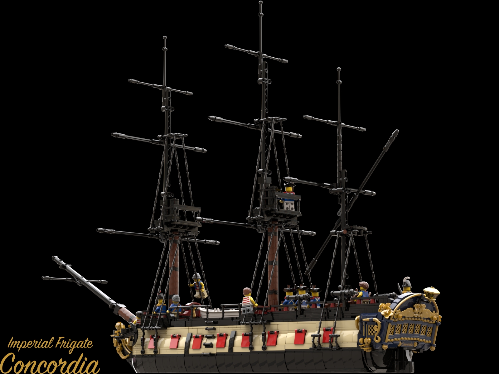 [Imperial Frigate Concordia] [BrickLink]