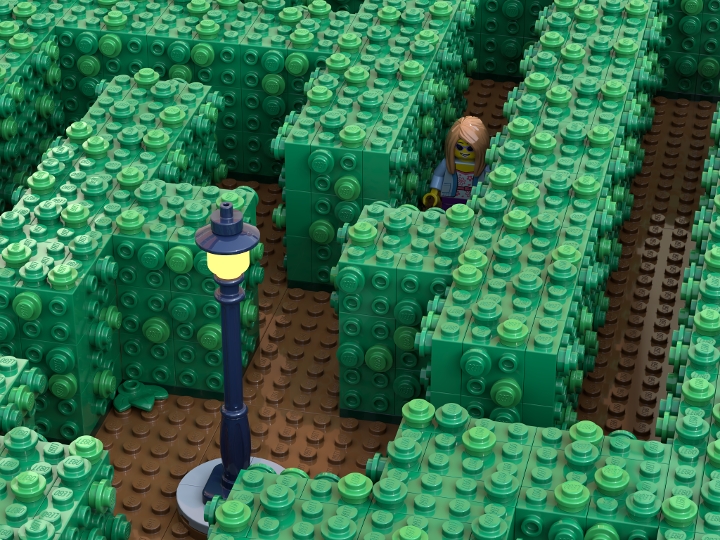 Hedge Maze from BrickLink Studio [BrickLink]