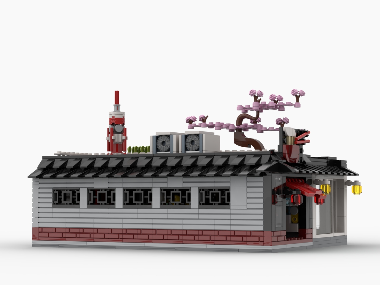[Japanese Restaurant Building: Ramen and Sushi] [BrickLink]