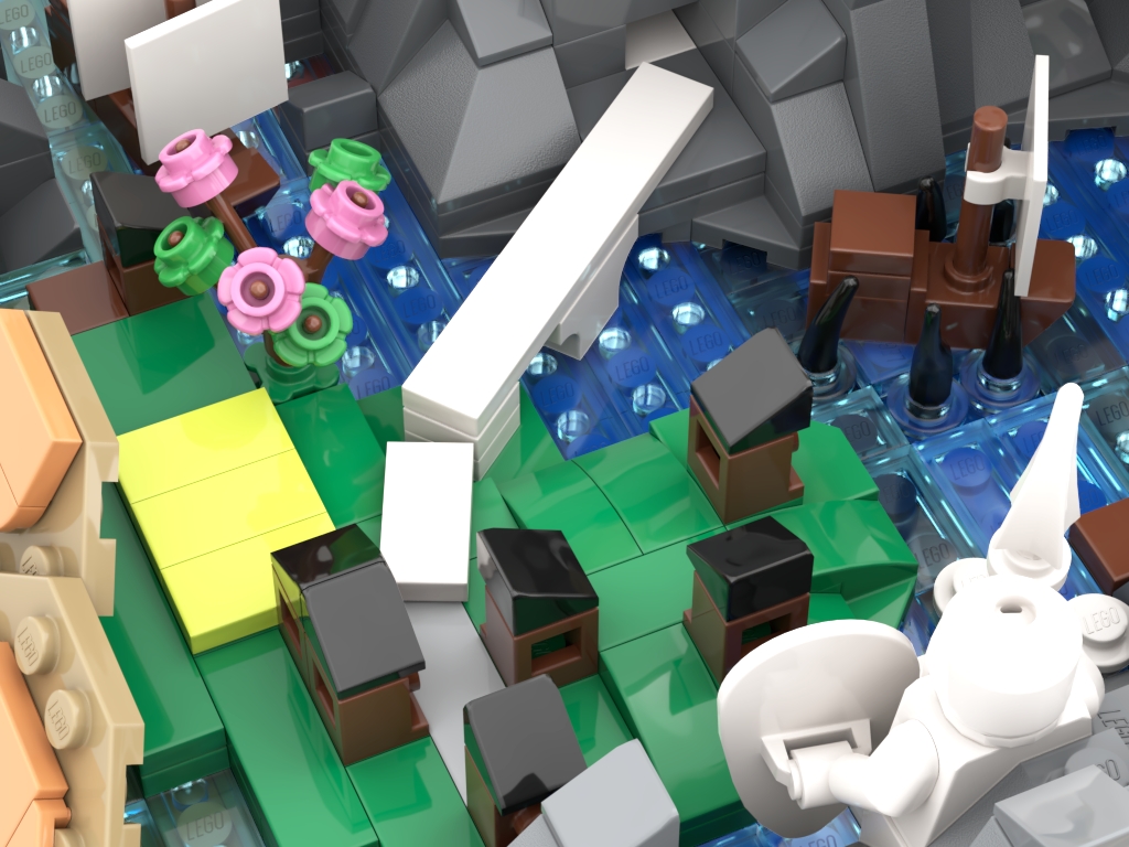 [Turtle's white castle] [BrickLink]