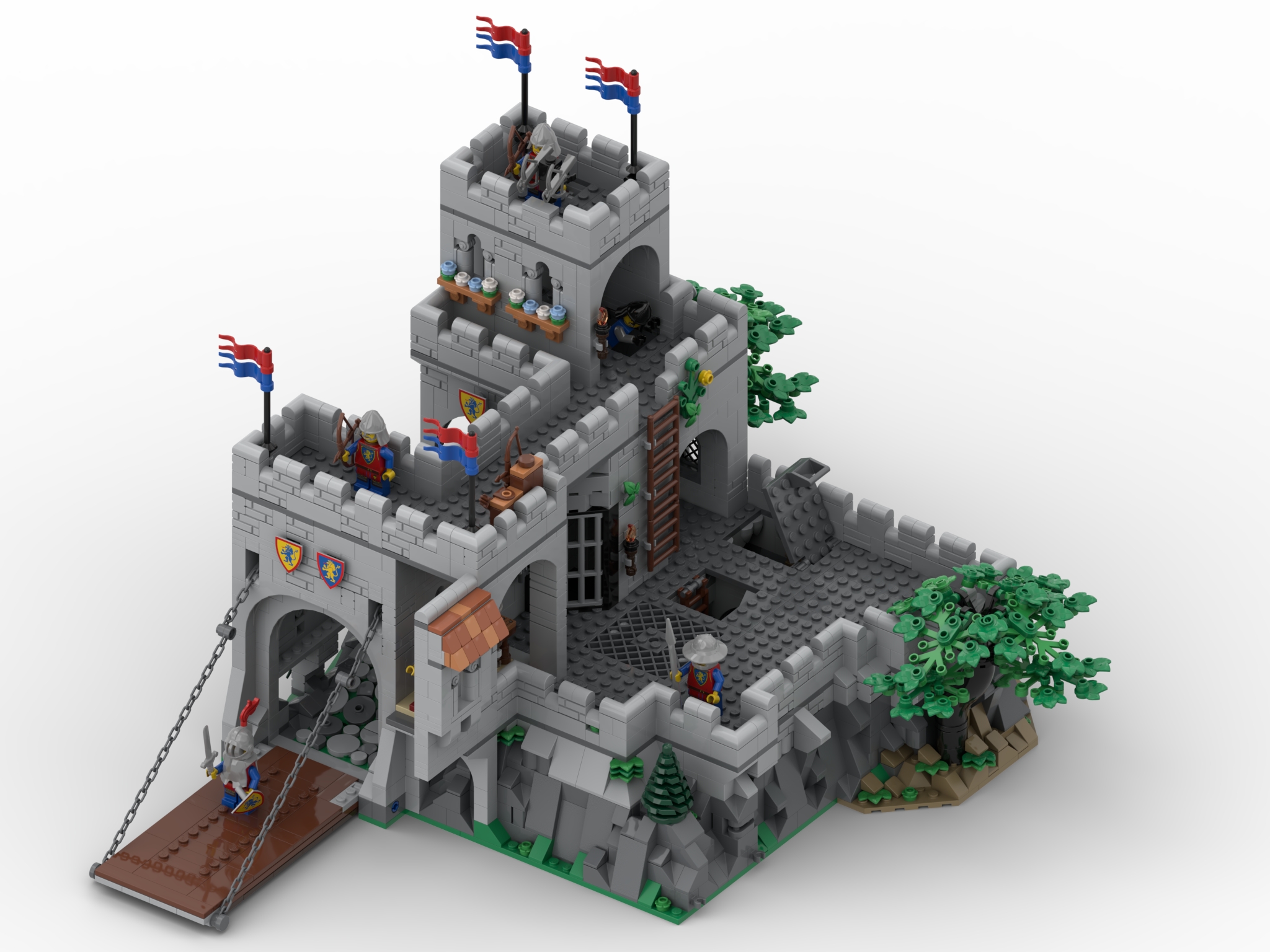[Lion Knights' Mountain Citadel] [BrickLink]