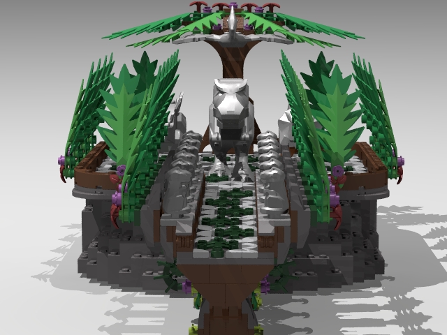 Dinosaur Statues from BrickLink Studio [BrickLink]