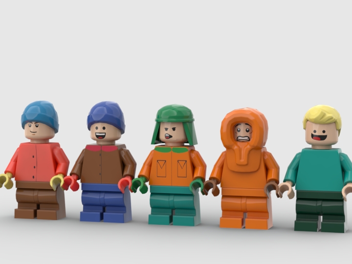South Park Figures Version 2 from BrickLink Studio [BrickLink]