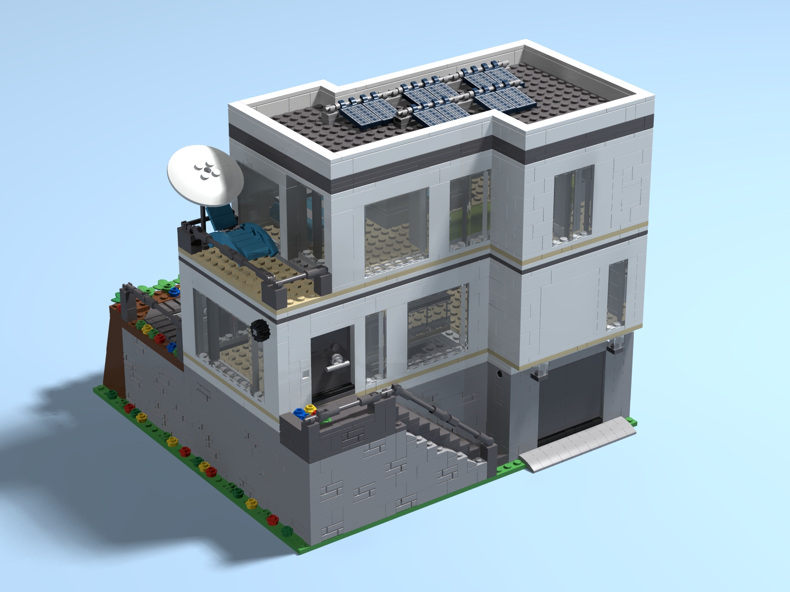 Lego House Villa LEGO Fortnite Tutorial: How To Build MODERN HOUSE