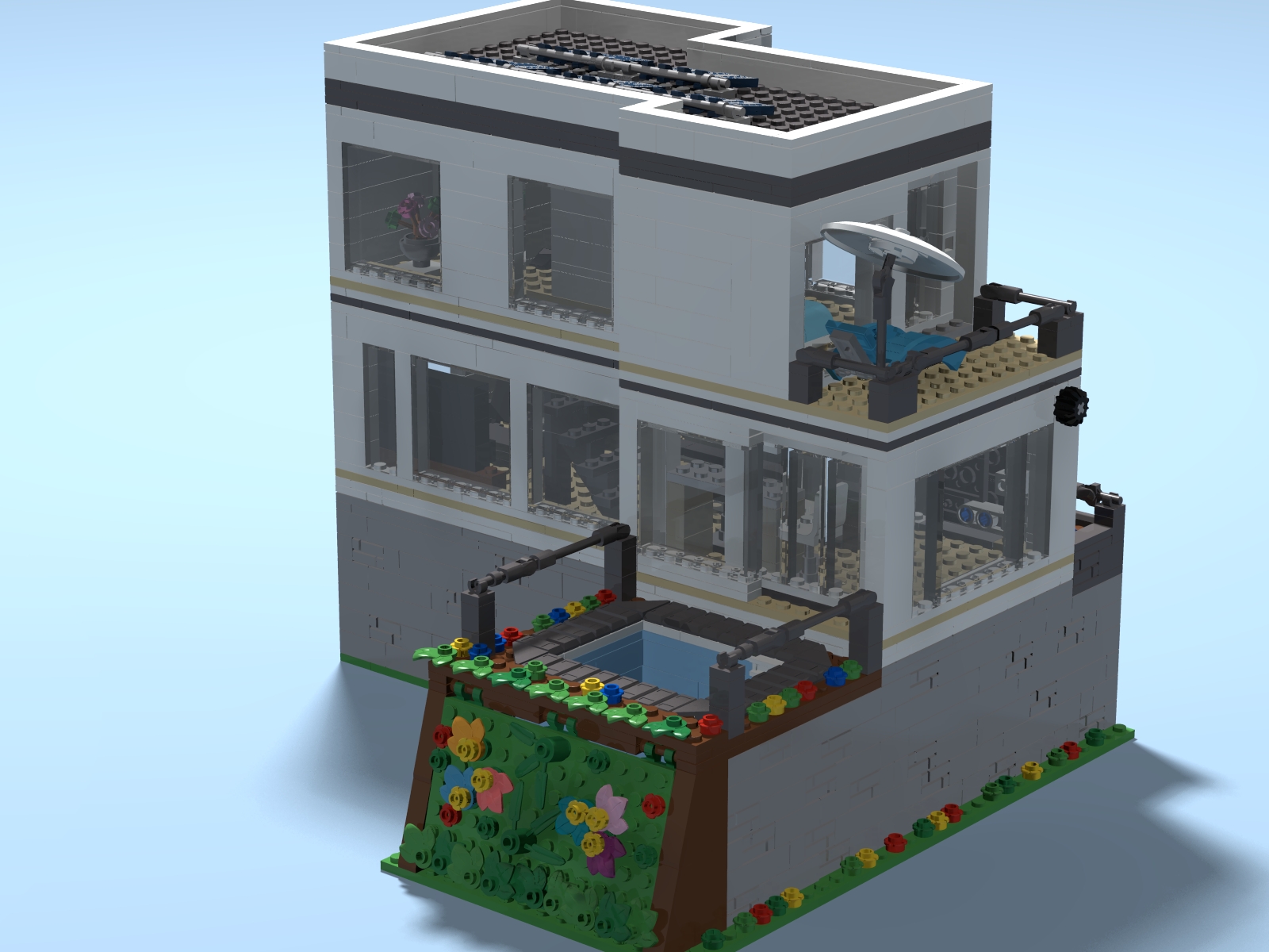 Lego Modern Mansion Pool LEGO Creator 3 In 1 Ferien Am Pool (31067) Ab