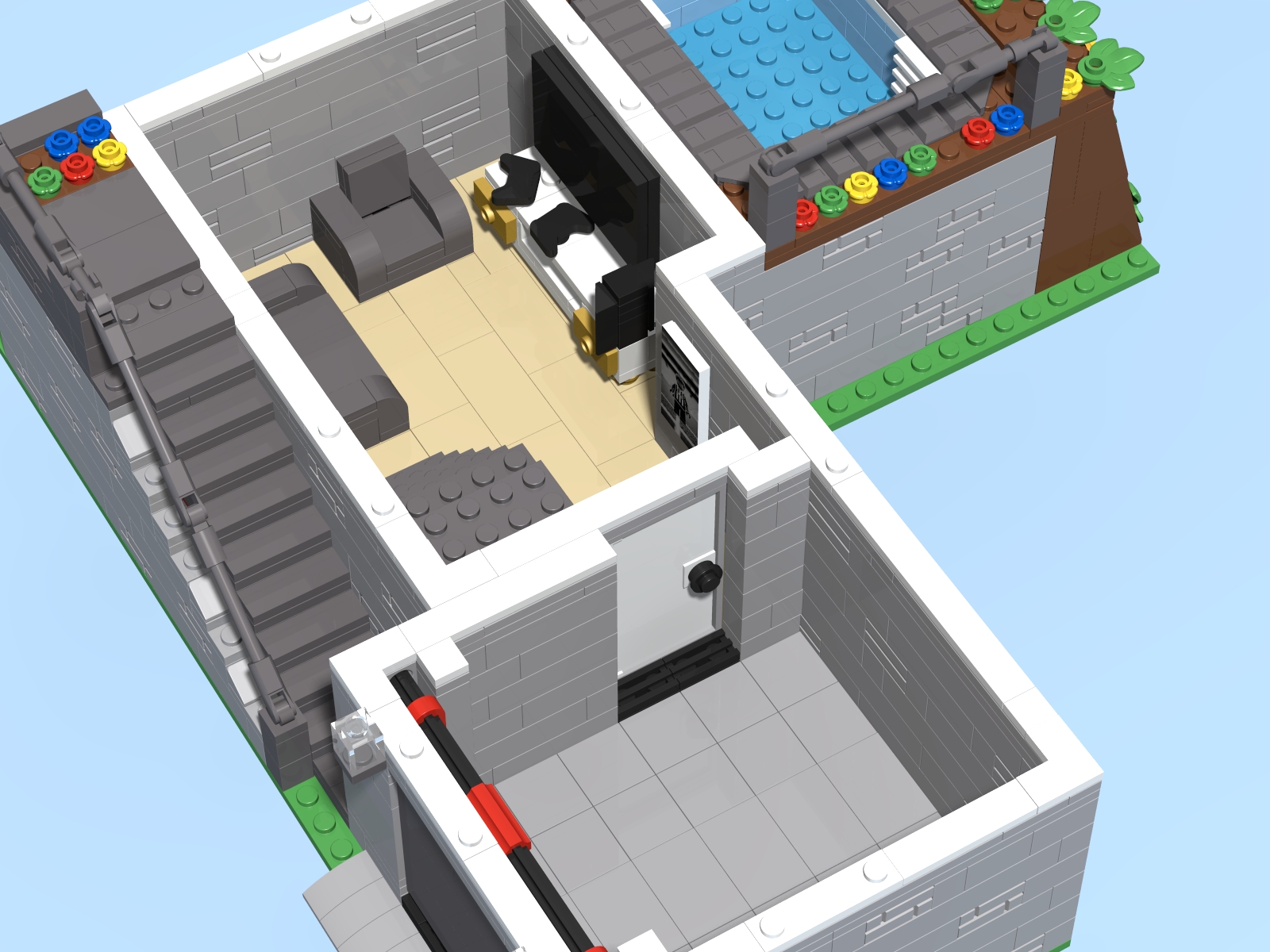 Lego Modern Mansion Pool LEGO Creator 3 In 1 Ferien Am Pool (31067) Ab