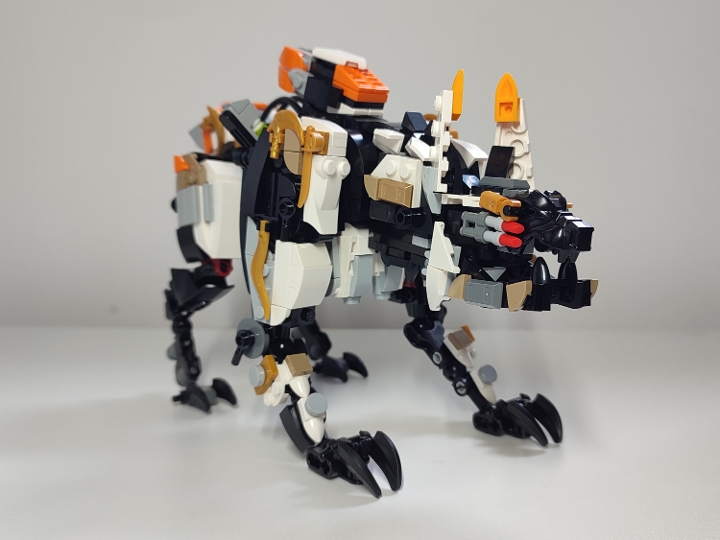 Horizon Zero Dawn Scorcher from BrickLink Studio [BrickLink]