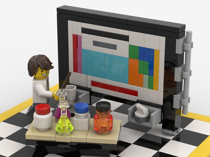 Chemistry 101 from BrickLink Studio [BrickLink]