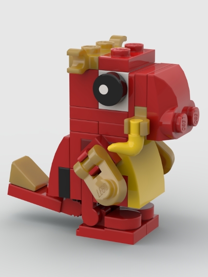 Pick-a-Brick Dragon from BrickLink Studio [BrickLink]
