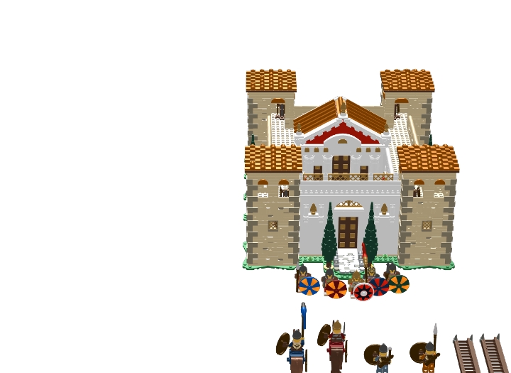 DIOCLETIAN'S PALACE MOC from BrickLink Studio [BrickLink]