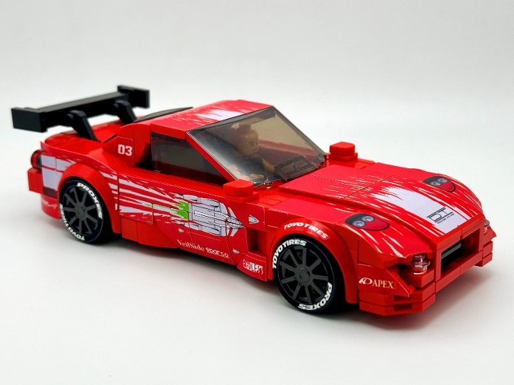 Dom's Mazda RX-7 from The Fast and The Furious from BrickLink Studio ...