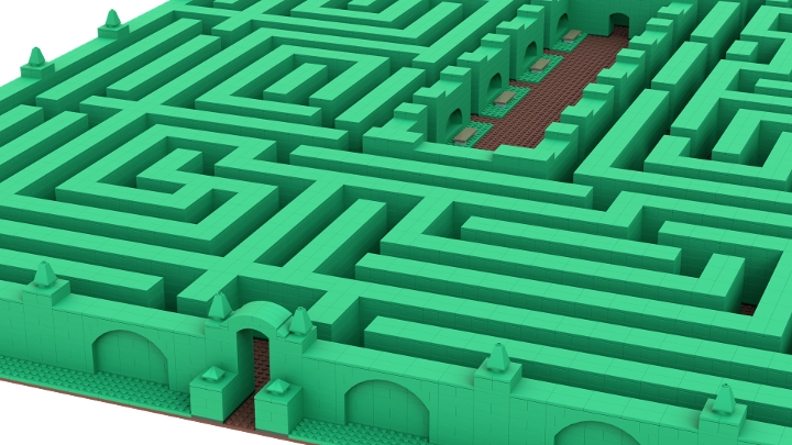 Overlook Hedge Maze from BrickLink Studio [BrickLink]