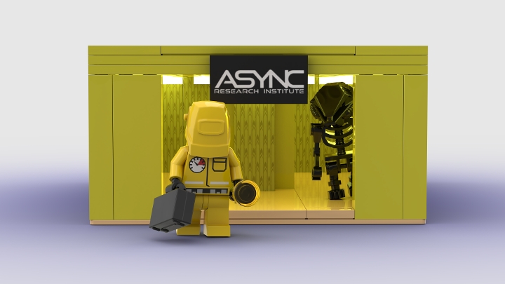 The Backrooms (Rejected LEGO Ideas Set) from BrickLink Studio [BrickLink]