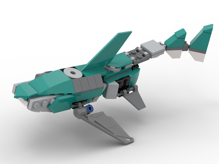Mechimal Shark from BrickLink Studio [BrickLink]