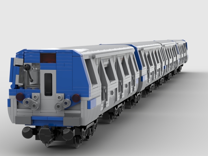Kawasaki PATH PA-5 Subway Cars v2 from BrickLink Studio [BrickLink]