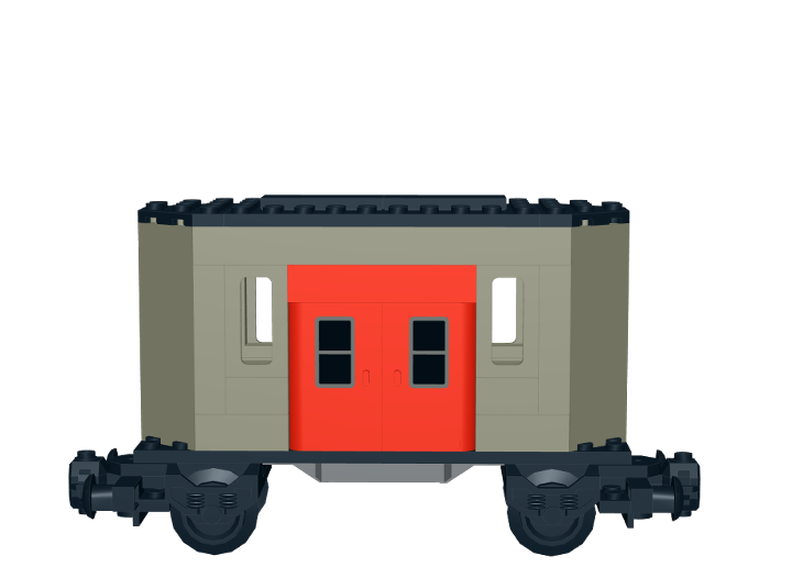 VIP Boxcar with Window Doors from BrickLink Studio [BrickLink]