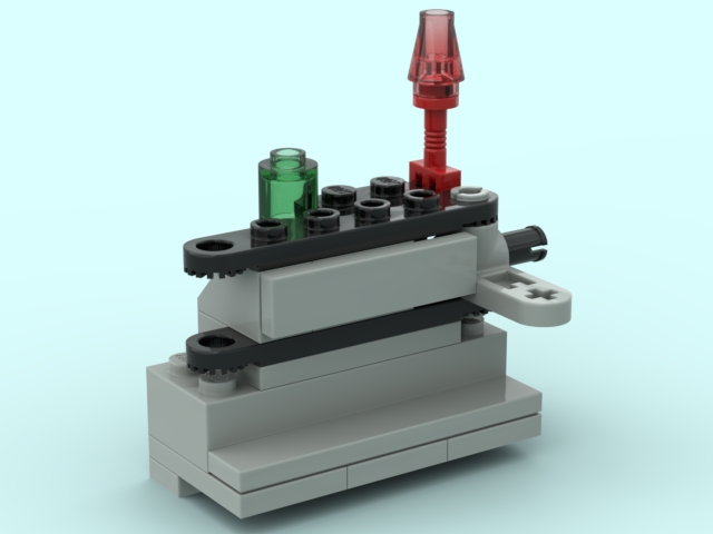 One-Way Train Decoupler from BrickLink Studio [BrickLink]