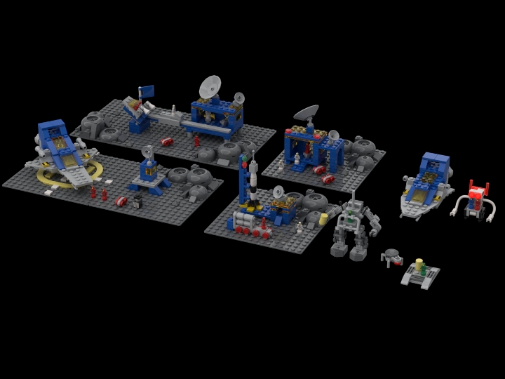 Micro-scale Classic Space from BrickLink Studio [BrickLink]