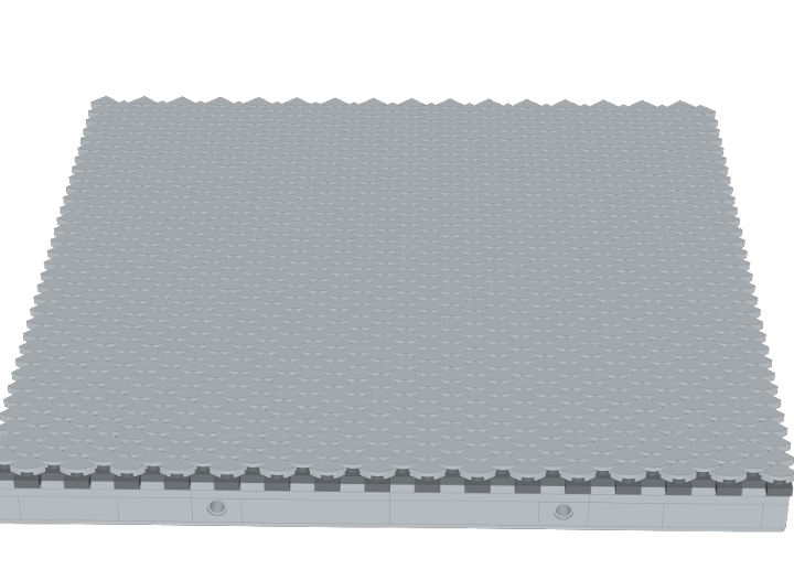 Modular Cobblestone 32x32 baseplate from BrickLink Studio [BrickLink]