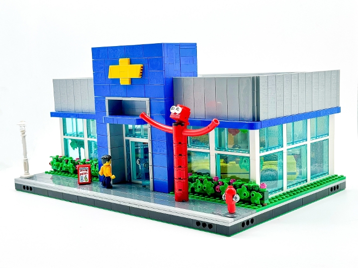 Chevrolet Dealership from BrickLink Studio [BrickLink]